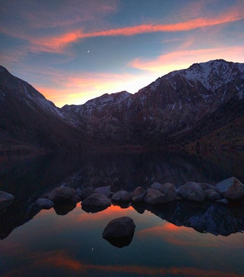 Fishing at Convict Lake, Convict Lake Trailhead