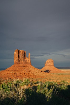 Camp at The View Campground in Monument Valley, The View Campground