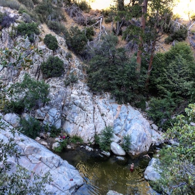 Hike to Aztec Falls, Splinters Cabin Day Use Area