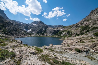 Backpack to Bluebird Lake, Wild Basin Trailhead