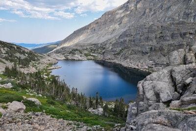 Backpack to Bluebird Lake, Wild Basin Trailhead
