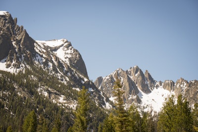 Camp at Redfish Lake , Redfish Lake Visitor Center