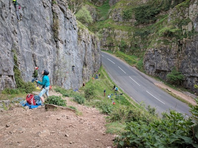 Rock Climb at Cheddar Gorge , The Cliffs