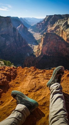 Hike Observation Point, East Mesa Trail Trailhead