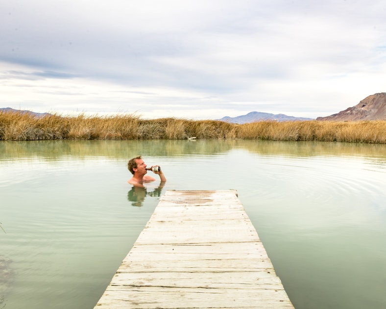Soak in Black Rock Hot Springs, Humboldt, Nevada