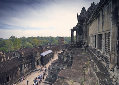 Climb the Bakan of Angkor Wat, Angkor Wat