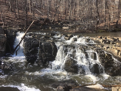 Hike to the Hidden Lockatong Waterfall, Lockatong Nature Preserve Turnoff