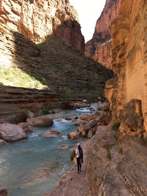 Hike to the Confluence of the Colorado River and Havasu Creek ...