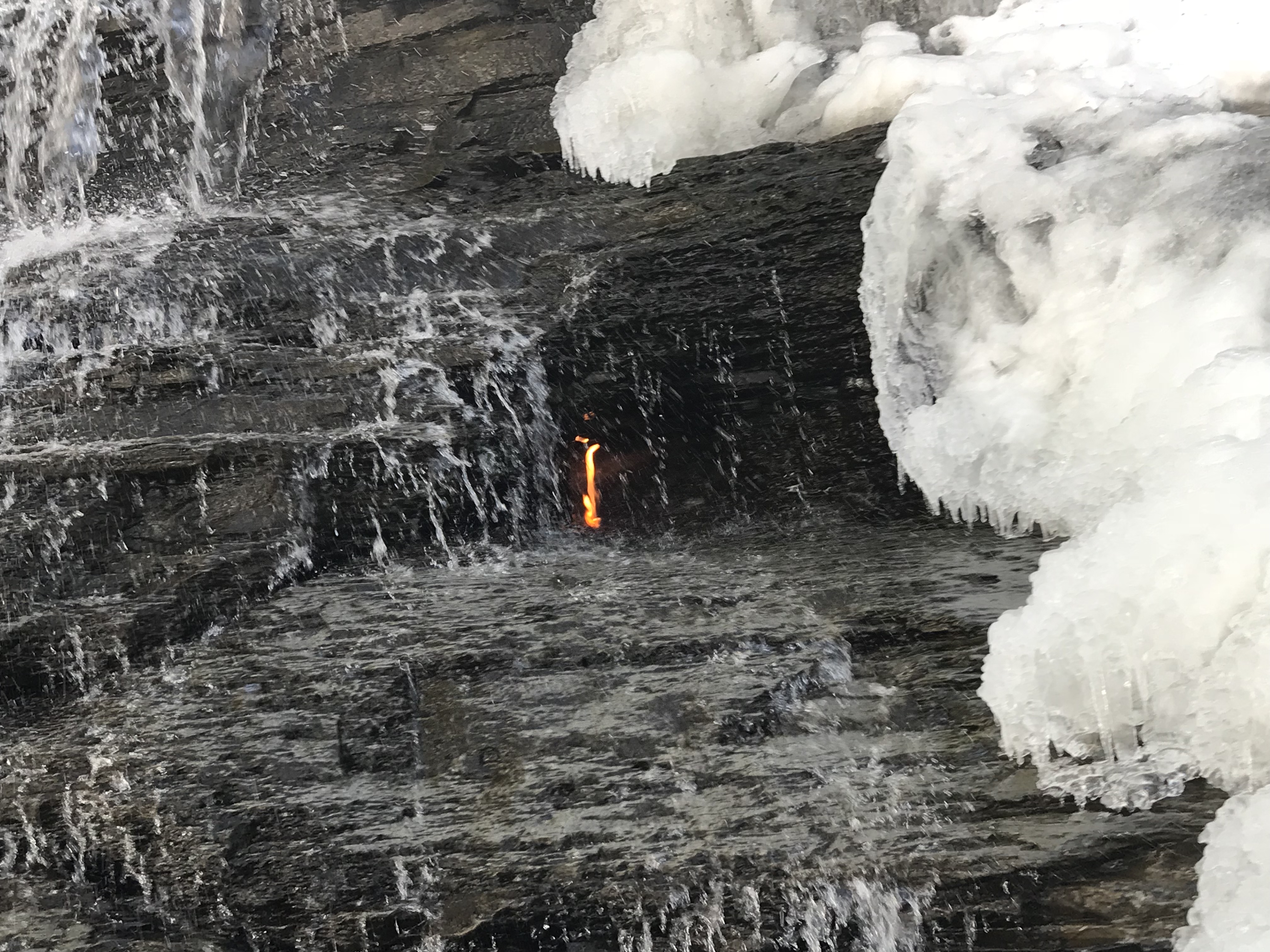 Photos: Hike to Eternal Flame Falls in Chestnut Ridge Park, Orchard ...