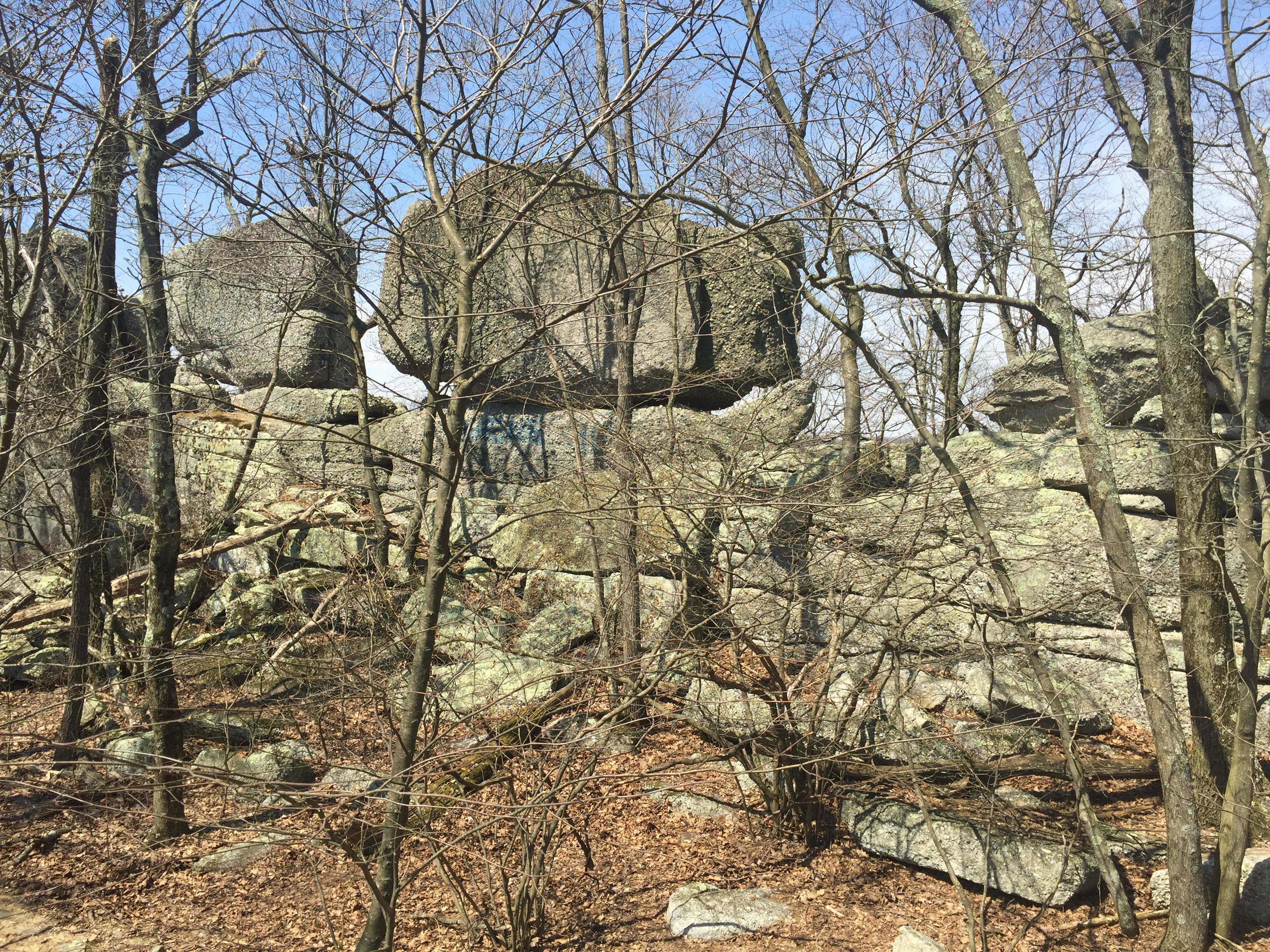 Photos: Climb Boxcar Rocks, Jonestown, Pennsylvania