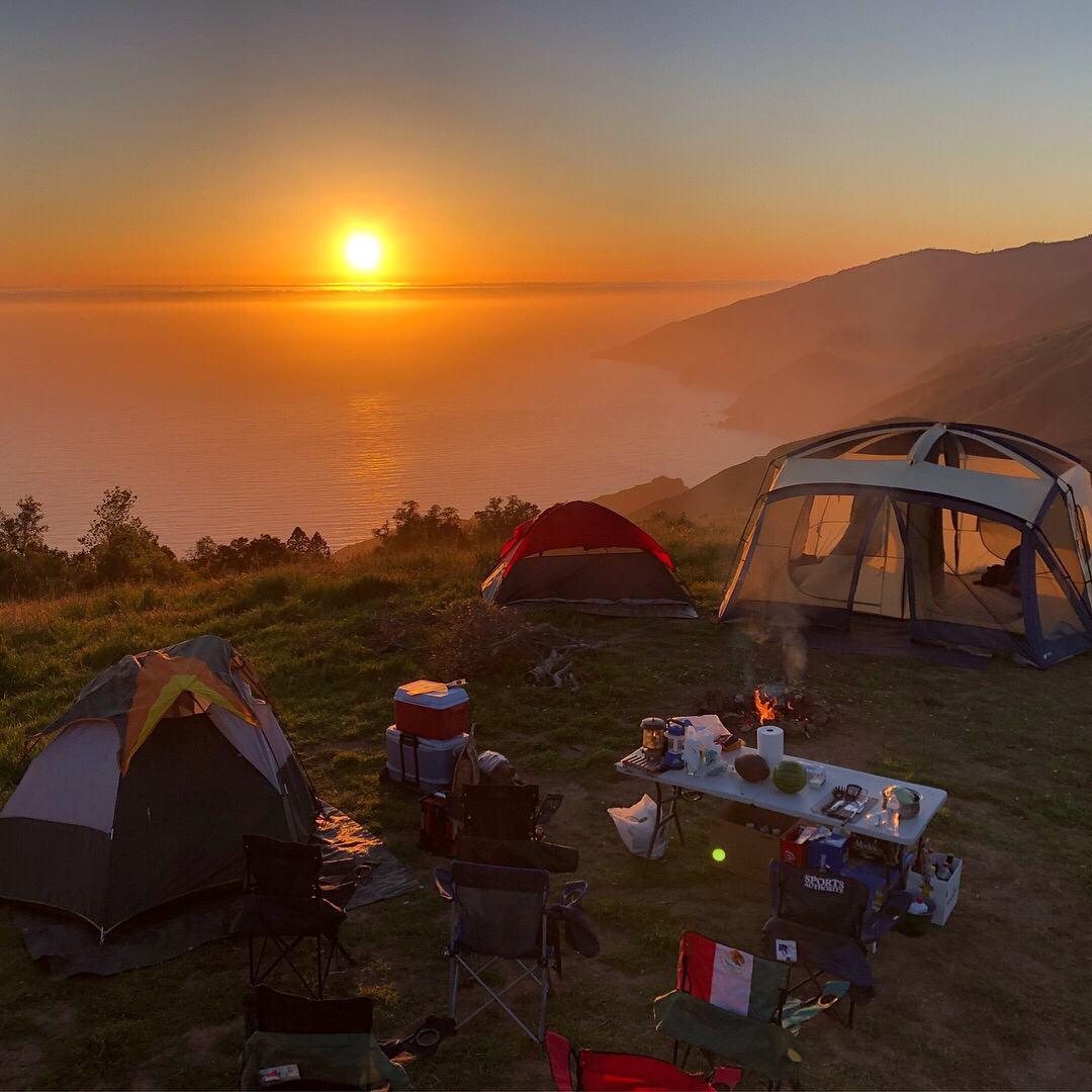Photos: Camp on Prewitt Ridge, Big Sur, California