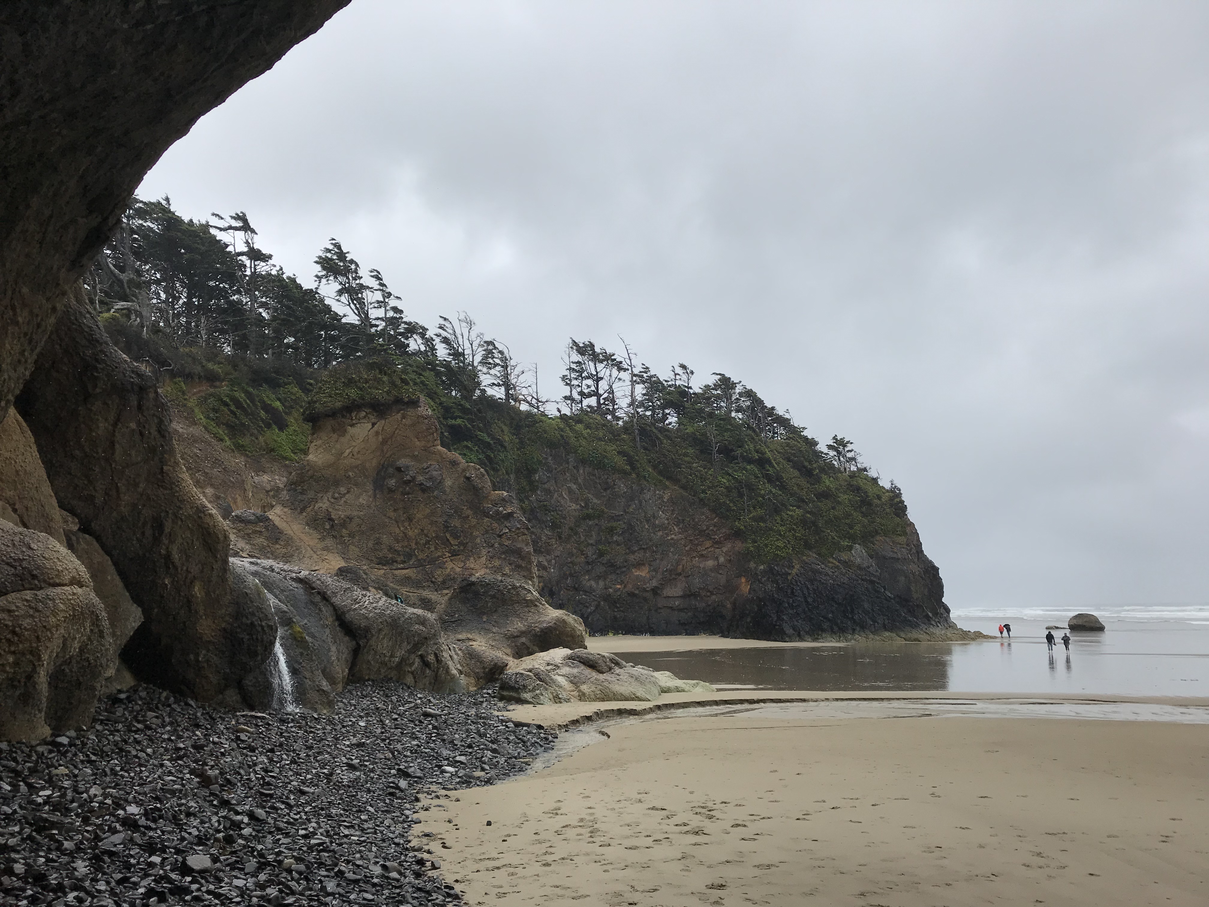 Photos: Hug Point Waterfall and Cave, Arch Cape, Oregon