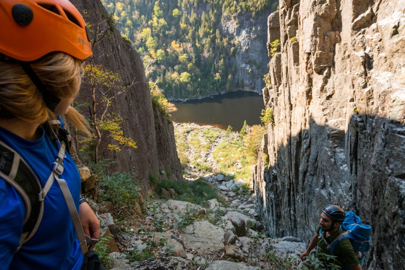 Photo of Mt. Colden via the Trap Dike