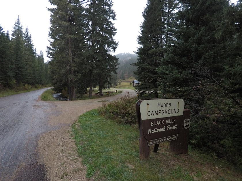 Camp at Hanna Campground, 44.274822,-103.851401