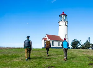 Camp at Cape Blanco State Park, Sixes, Oregon
