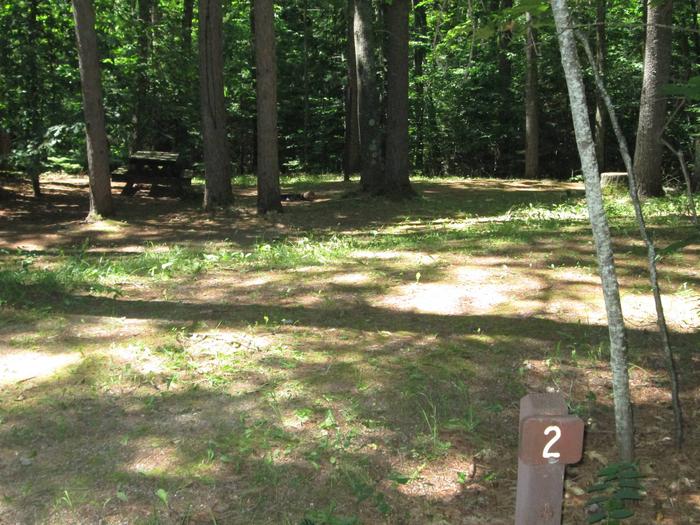 Lodging at Little Bass Lake Dispersed Campsite in Manistique, Michigan