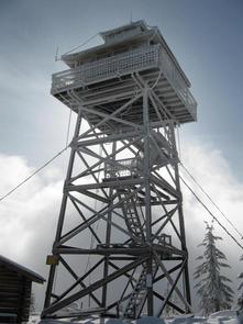 Lodging at Warner Mountain Lookout in Oakridge, Oregon