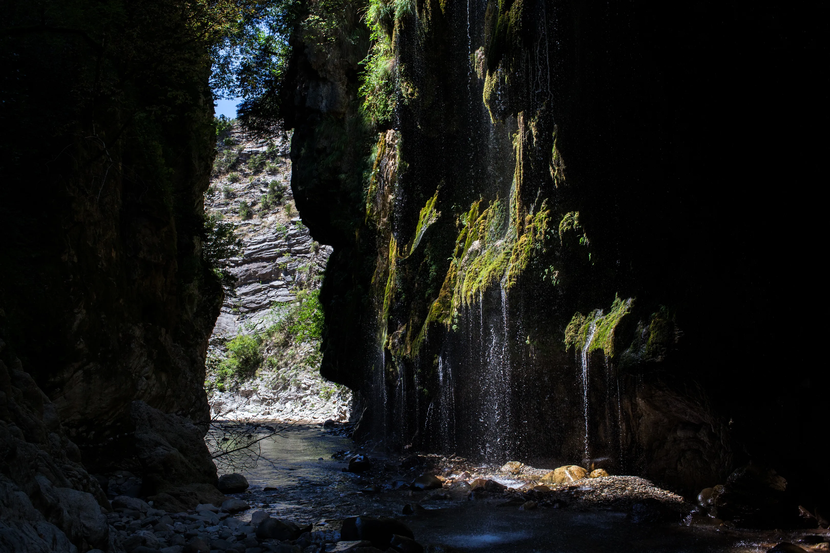 Explore the River in Panta Vrehi Canyon, Evritania, Greece