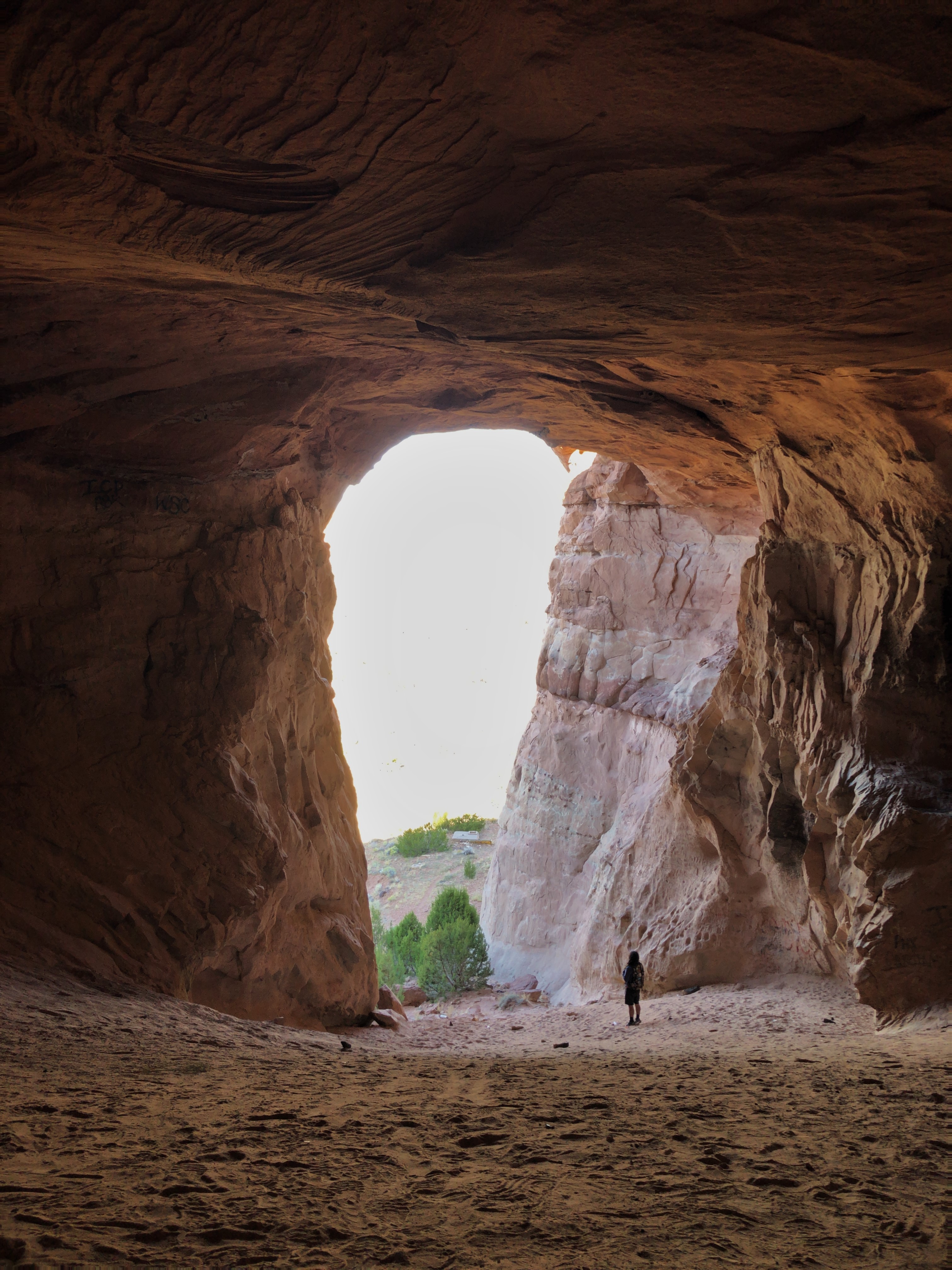 Explore Kit Carson Cave, Church Rock, New Mexico