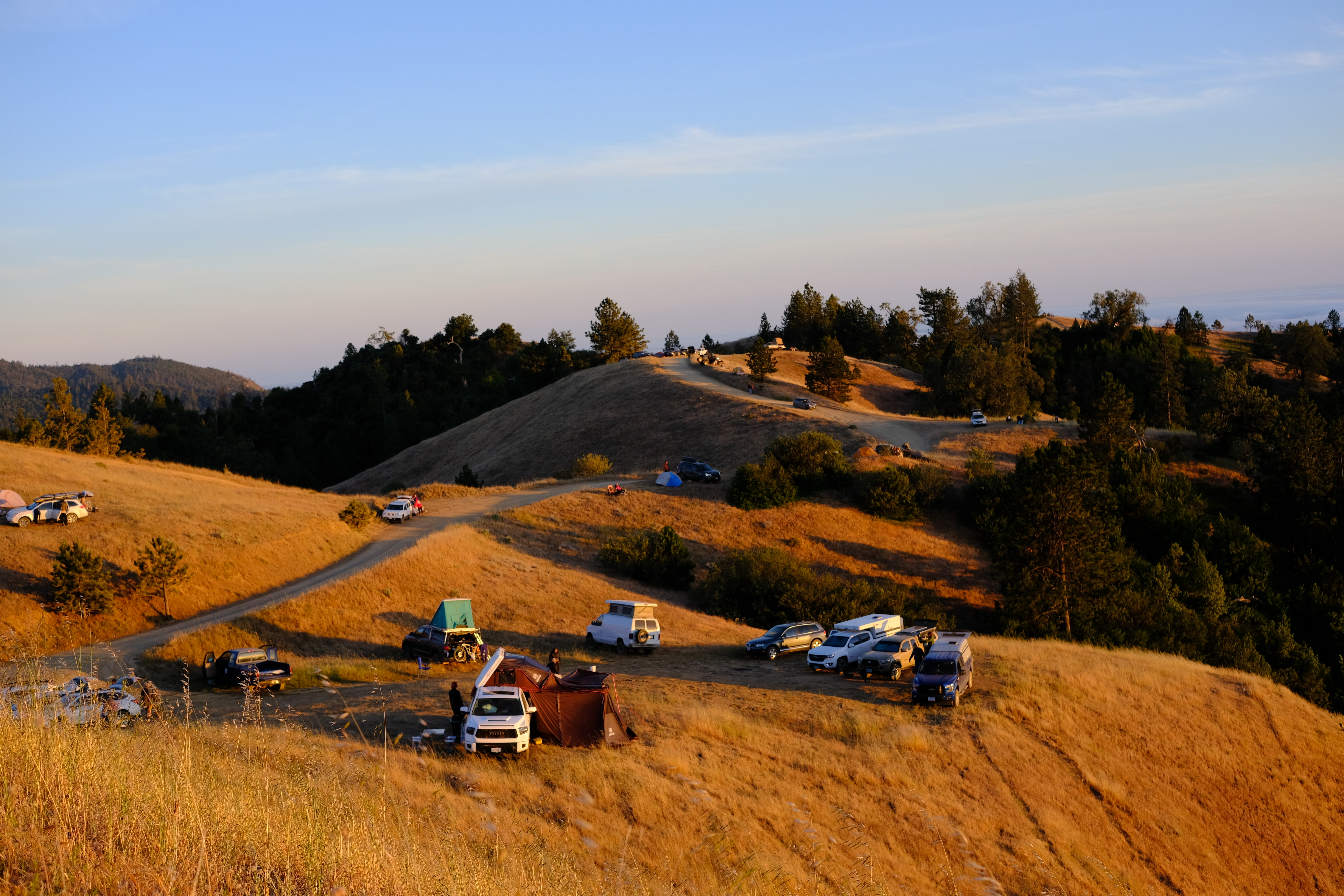 Photos: Camp on Prewitt Ridge, Big Sur, California