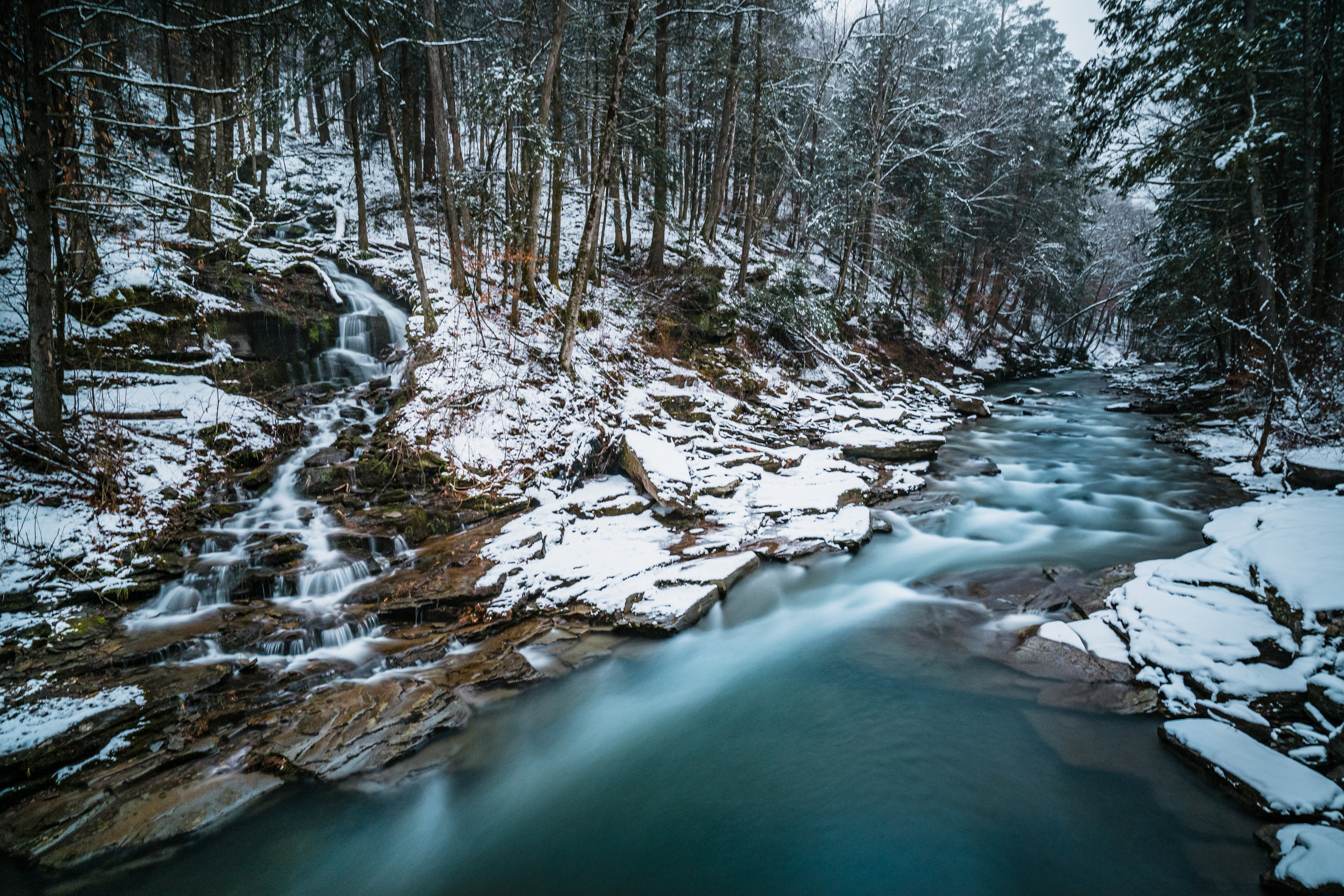 High Bridge Falls/Hoagland Branch, Forksville, Pennsylvania