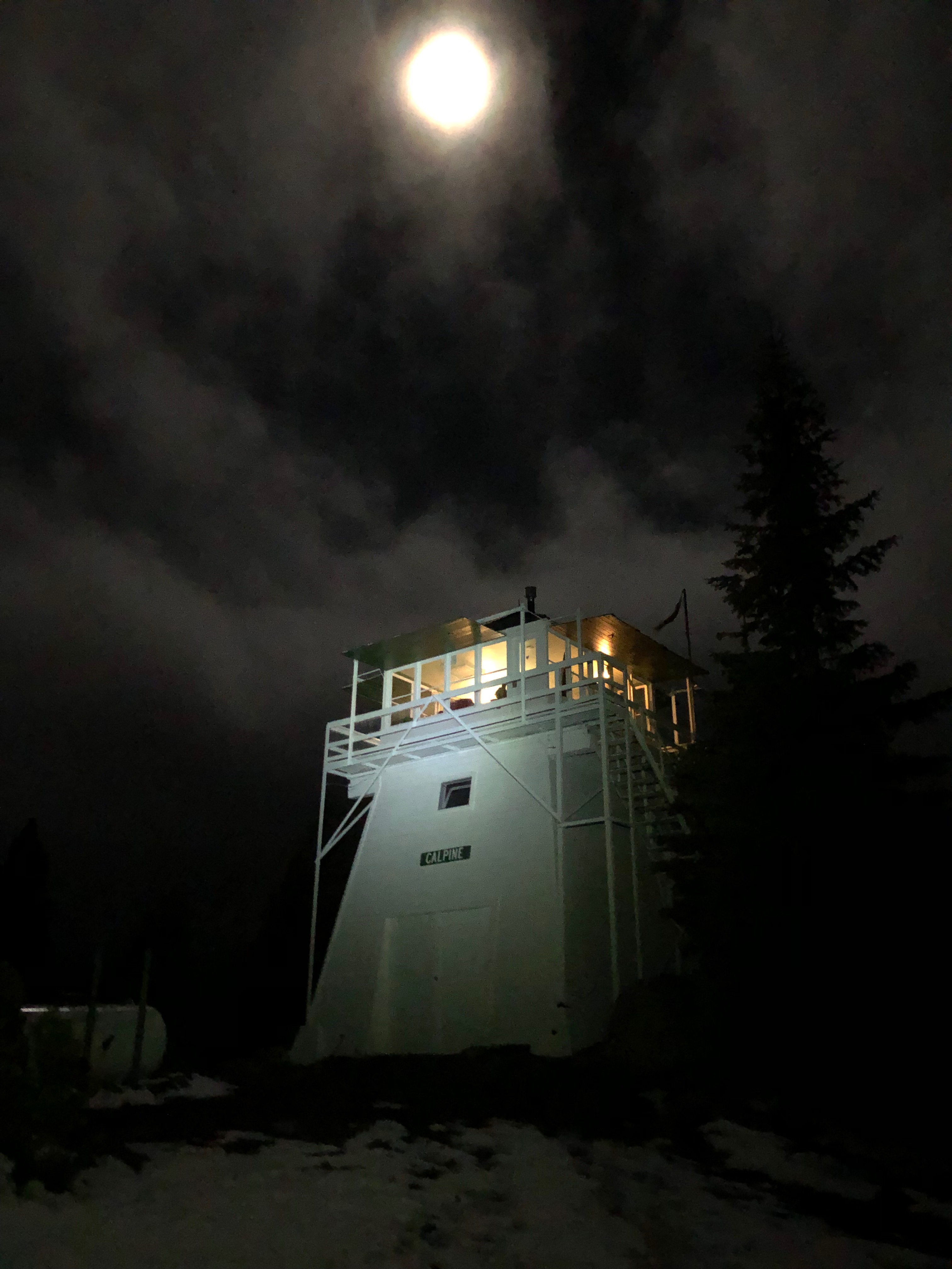 Photos: Camp at the Calpine Fire Lookout, Calpine, California