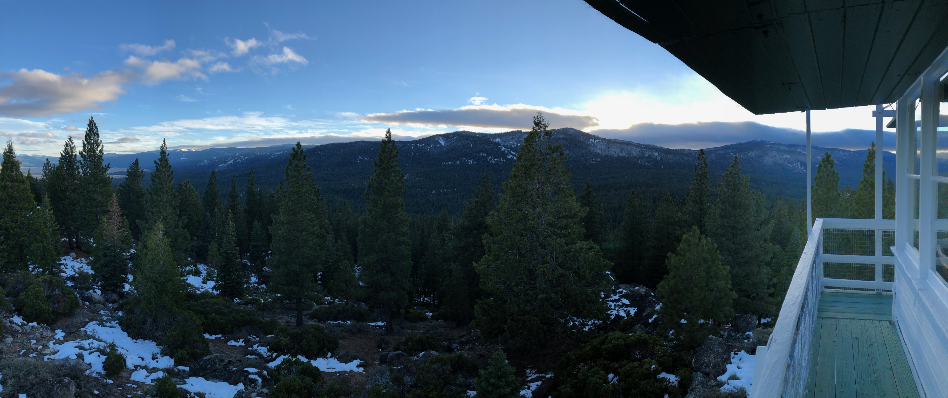 Photos: Camp at the Calpine Fire Lookout, Calpine, California