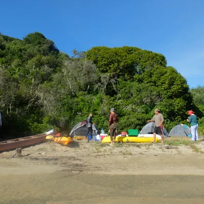 Kayak Camping in Pt. Reyes, Chicken Ranch Beach