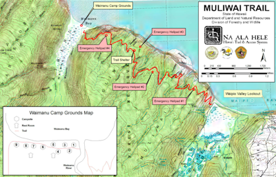 Backpack Waimanu Valley, Waipi'o Valley Lookout