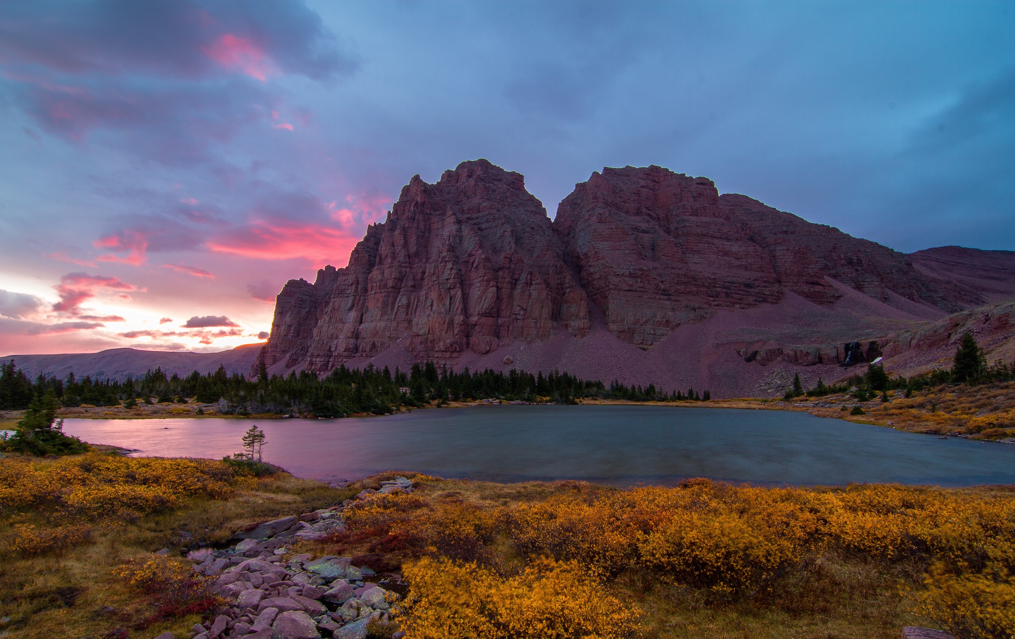 Red Castle and Red Castle Lakes, Evanston, Utah