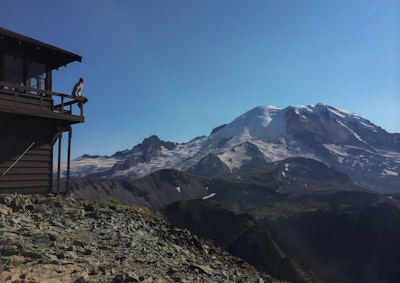 Hike to Rainier NP's Fremont Fire Lookout, Sunrise Visitors Center