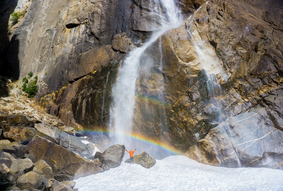Hike to Lower Yosemite Falls, Yosemite Valley, California