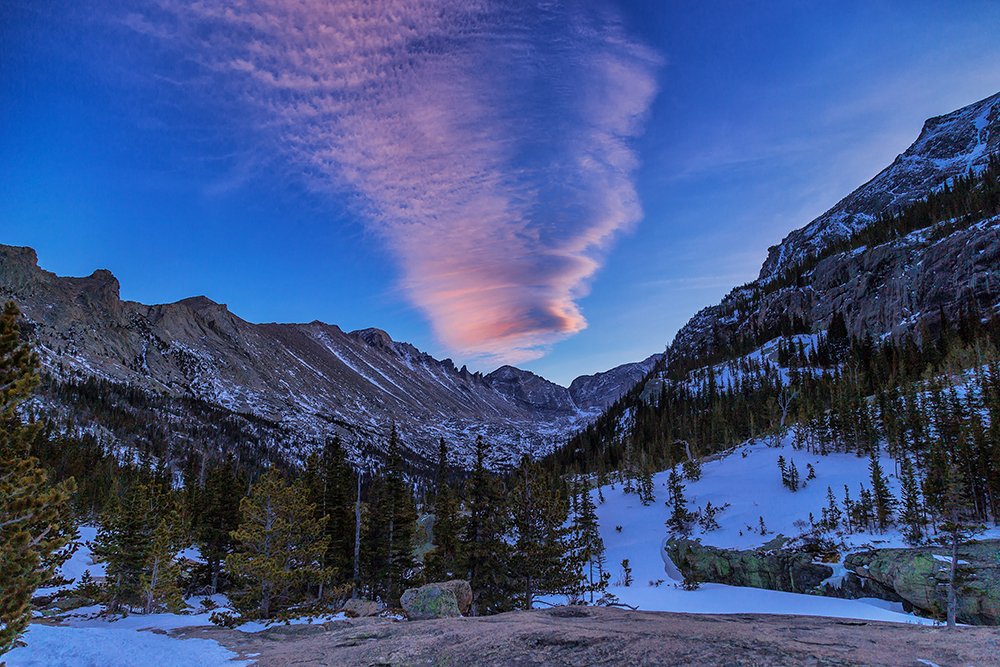Photo of Mills Lake via Glacier Gorge Trailhead