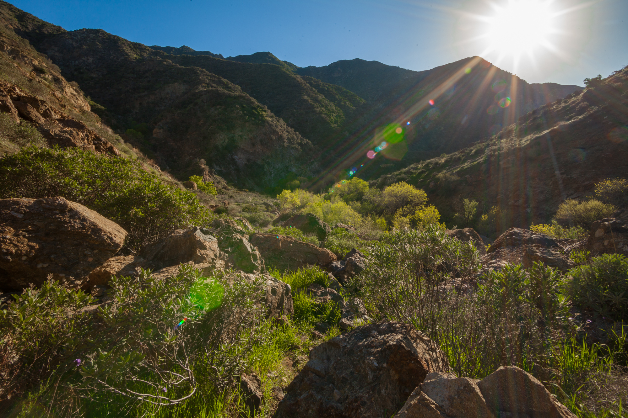 Hiking the Piru Creek Gorge Trail, Castaic, California