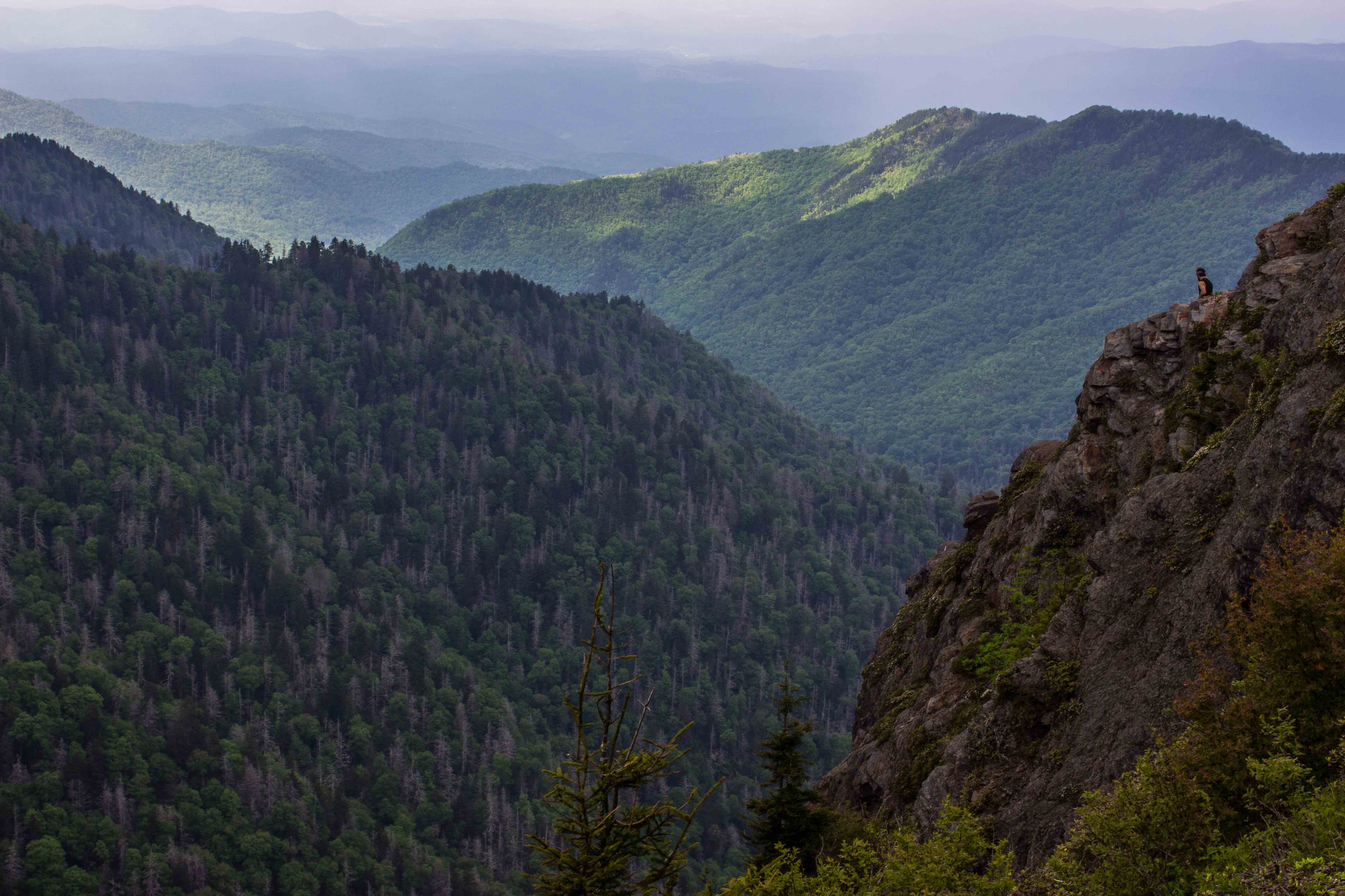 Hike Looking Glass Rock, Brevard, North Carolina