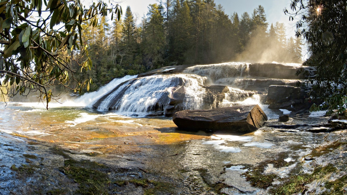 Hike to High Falls & Triple Falls, North Carolina