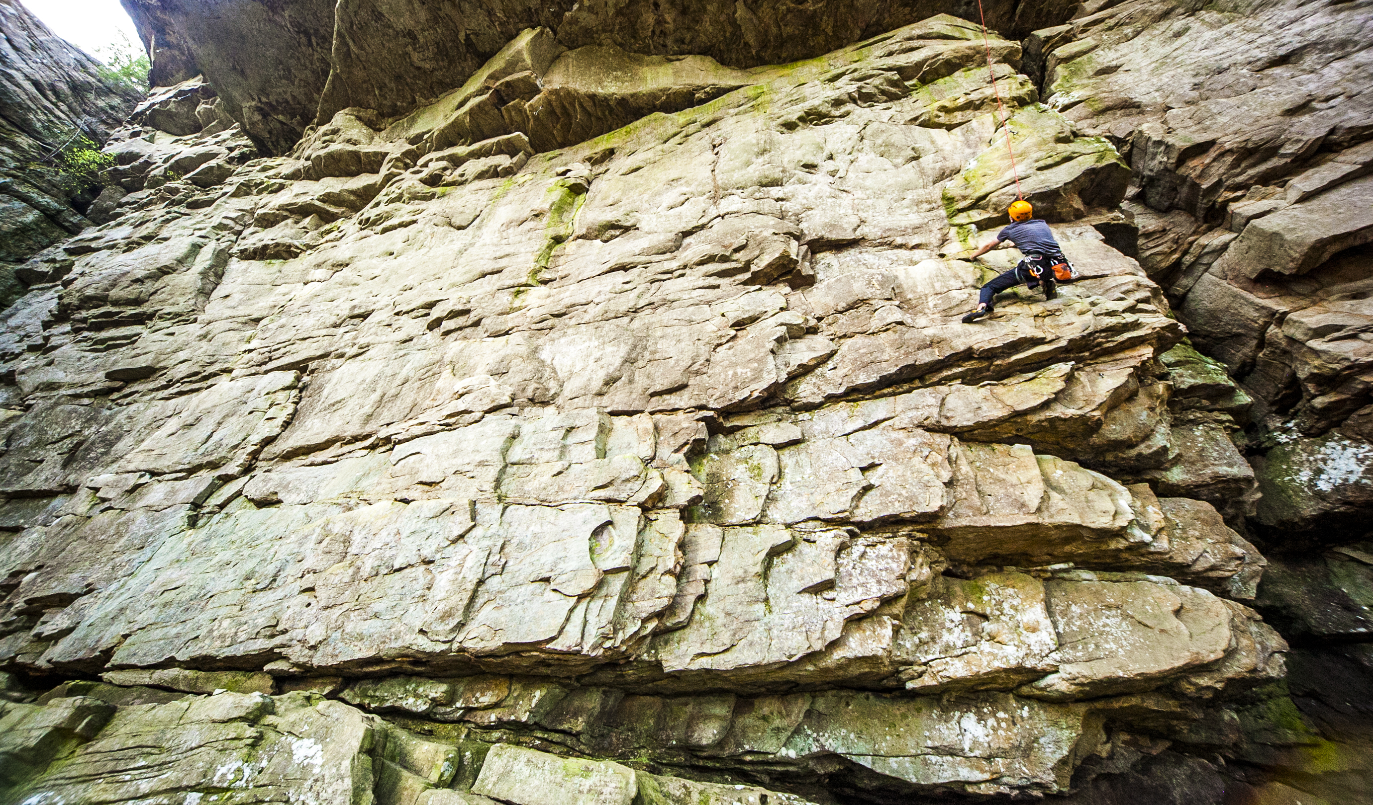 Climb The Lilly Bluff Wall, Lancing, Tennessee