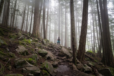 Hike to Lindeman & Greendrop Lakes, Lindeman Lake Trailhead