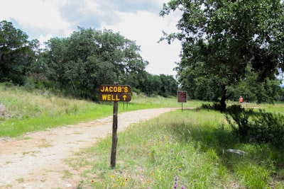 Cliff Jump at Jacob's Well, Jacob's Well Natural Area