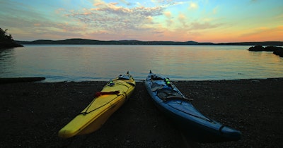 Kayak Camp on Jones Island, Friday Harbor