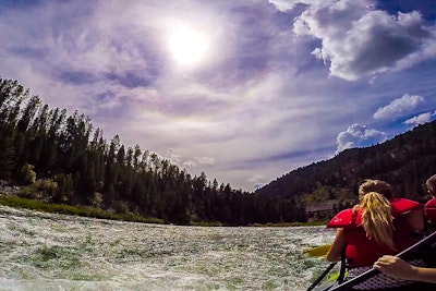 Whitewater Raft the Grand Canyon of the Snake River, West Table Boat Ramp