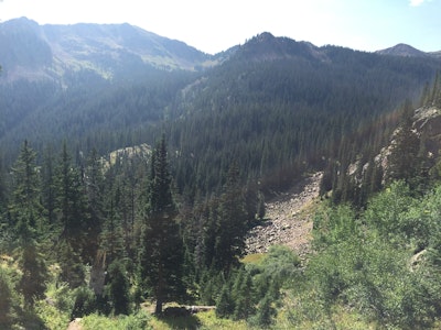Hike to Booth Falls and Booth Lake, CO, Booth Falls Trailhead