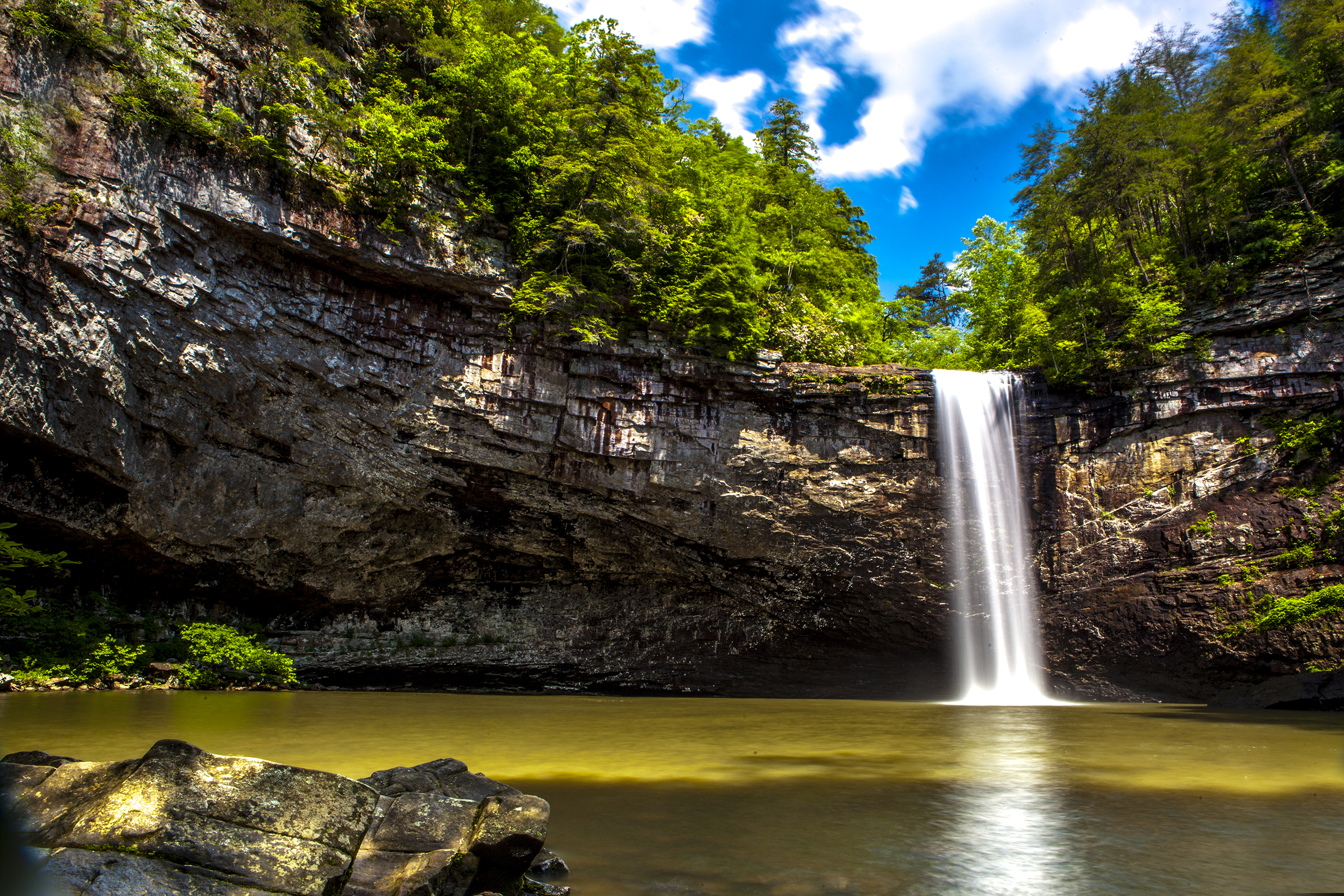 Hike to Foster Falls, Sequatchie, Tennessee