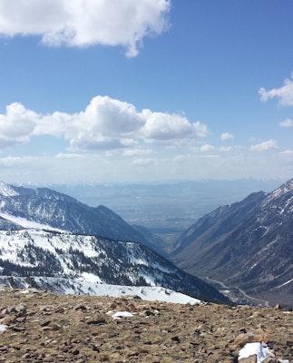 Ski Baldy's Main Chute at Alta Ski Area, Alta Ski Area