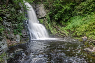 Hike to Bushkill Falls, Bushkill Falls Parking Area