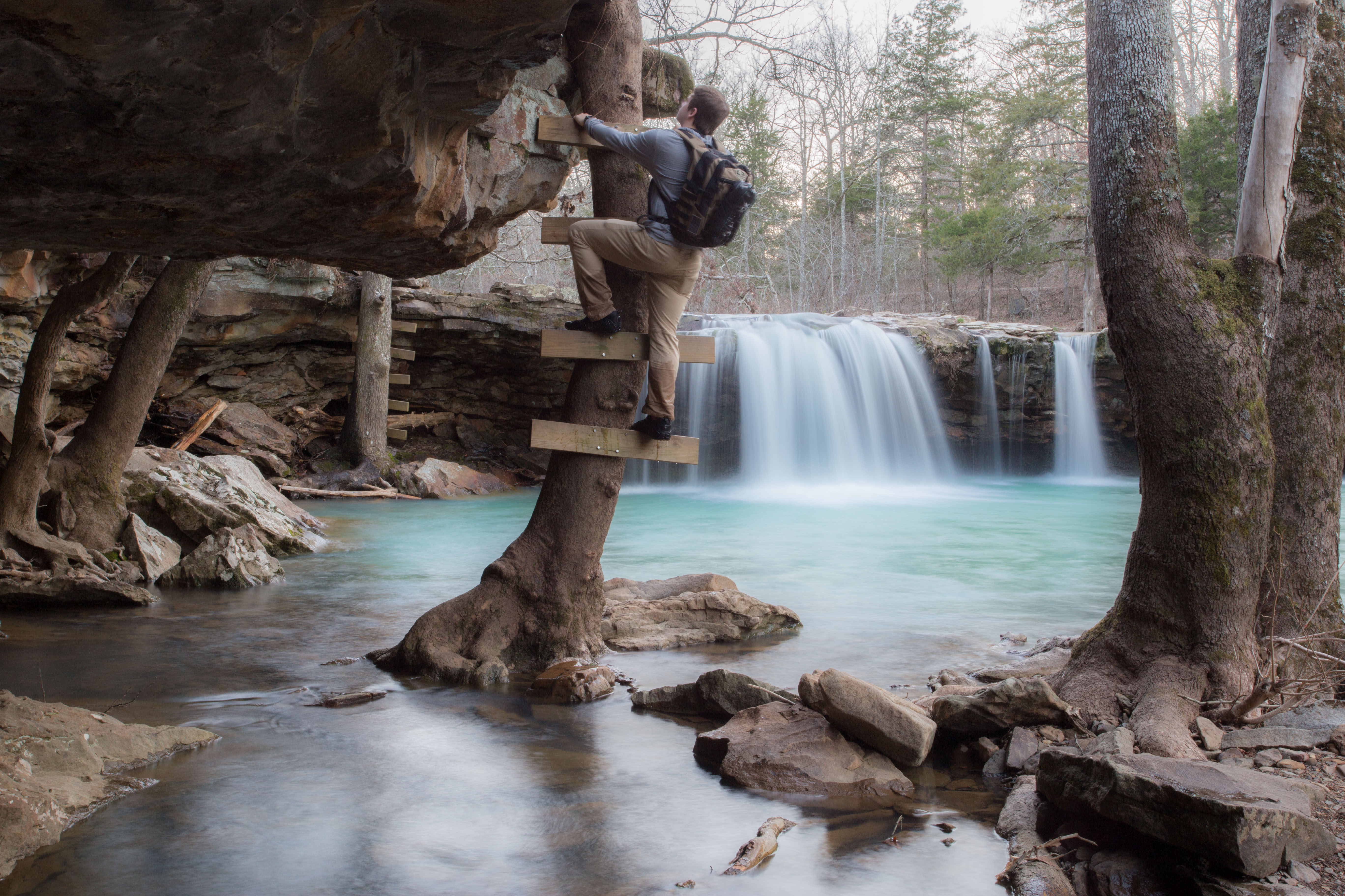 Photos: Relax at Falling Water Falls, Sand Gap, Arkansas