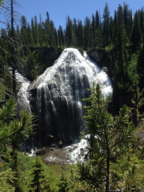 Backpack to Union Falls and Scout Pool, Yellowstone NP, Union Falls ...