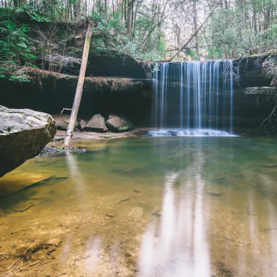 Hike to Upper Caney Creek Falls, Caney Creek Falls Trailhead