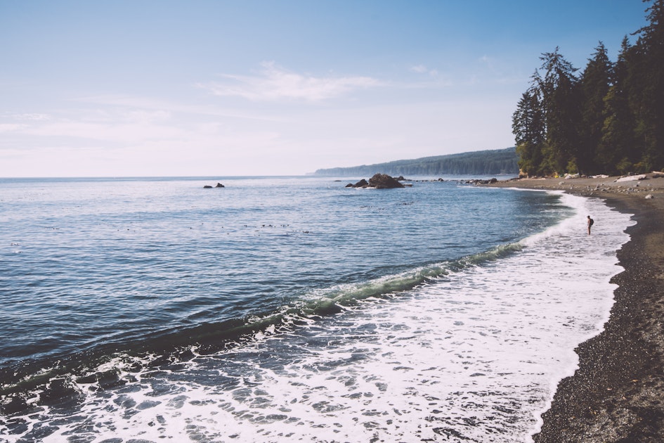 Camp and Surf at Sombrio Beach, Port Renfrew, British Columbia