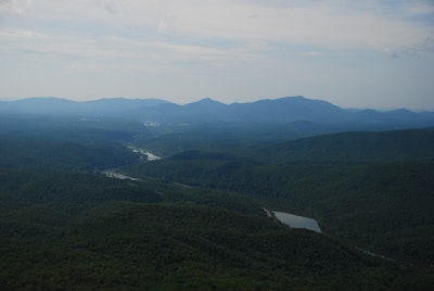 Hike to Little and Big Rocky Row, James River Foot Bridge